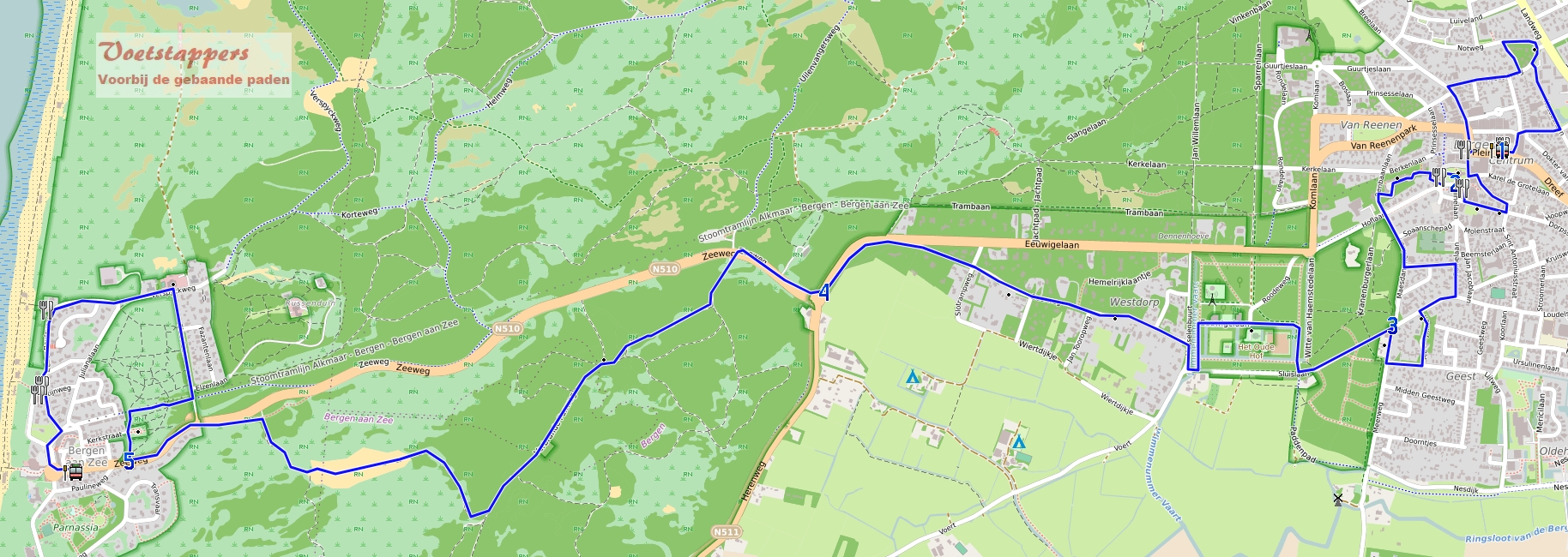 S24 Bergenpad – voetstappers